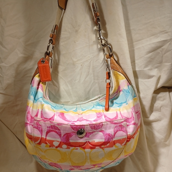 Coach | Bags | Coach Hamptons Watercolor Hobo | Poshmark